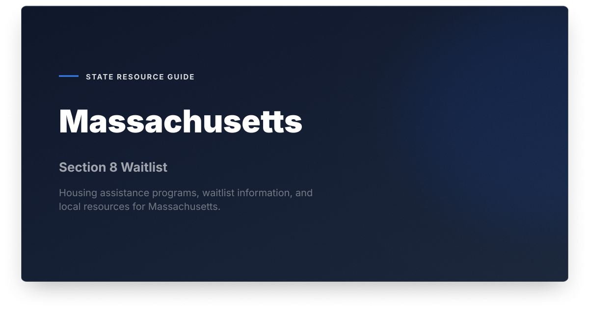Section 8 & Public Housing in Boston, Massachusetts | Section 8 Waitlist